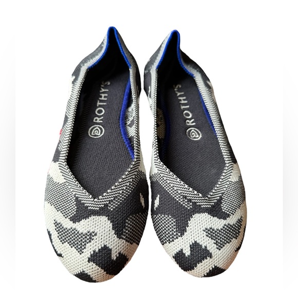 Rothy's | Shoes | Rare Rothys Winter White Camo Flats | Poshmark